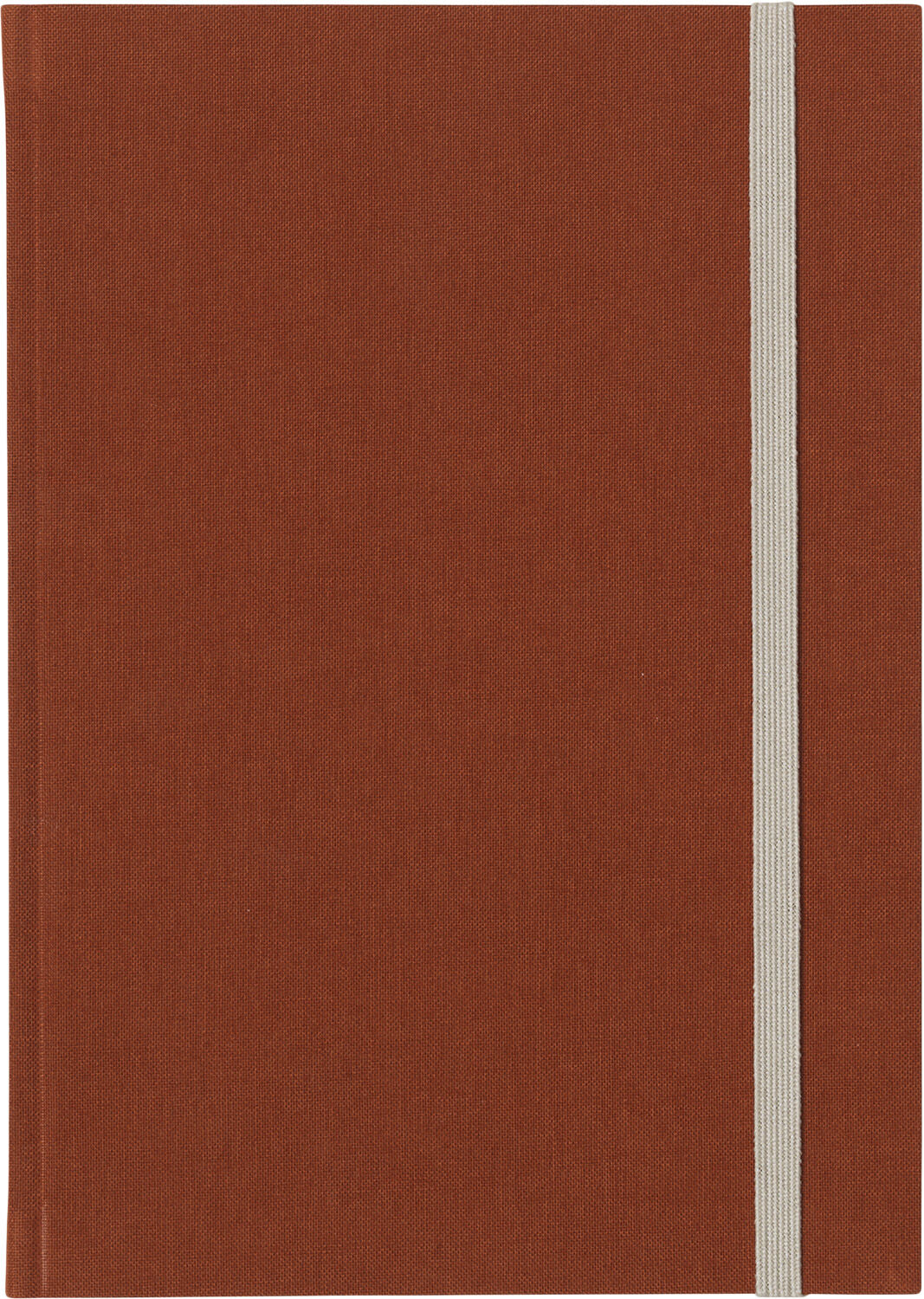 BEA, Notebook med elastik bånd, Dark sienna