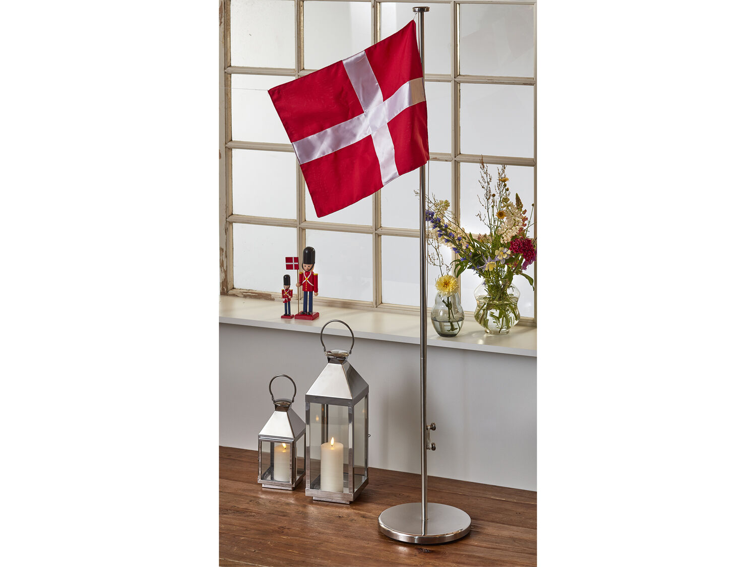 Flagstang DK 165 cm Ø27 cm Rustfr