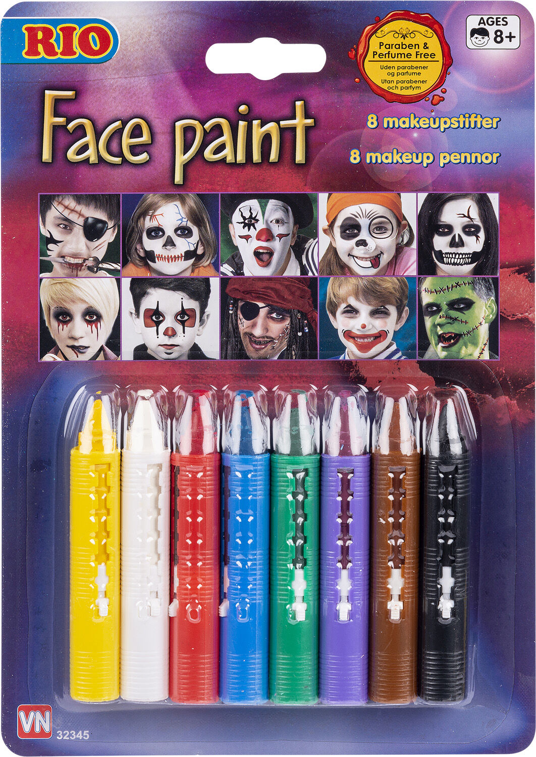 RIO 8xFACE SKUB-UP STIFTE