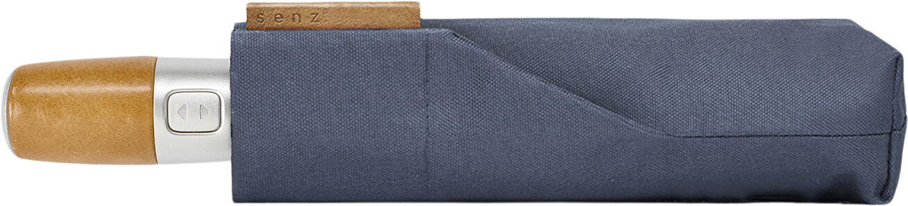 Senz Mini Automatic Deluxe foldable storm umbrella pure black